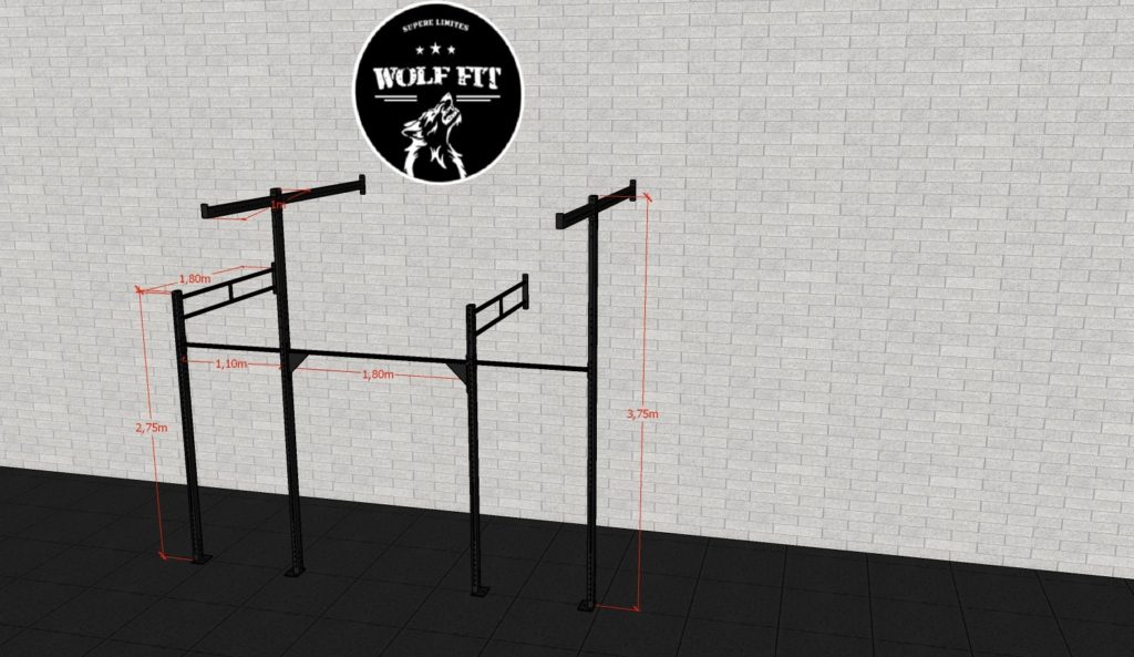 Rack Crossfit – Wolfit 4.4 50×50 - Seu box com o melhor Rack